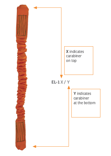 Single-Leg Elastic Shock Absorbing Lanyard - Kaya Safety