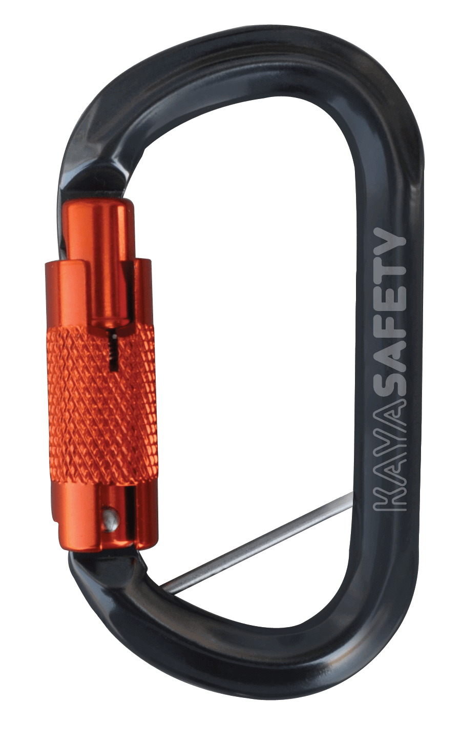 OVAL-SHAPED ALUMINUM CARABINER - Kaya Safety